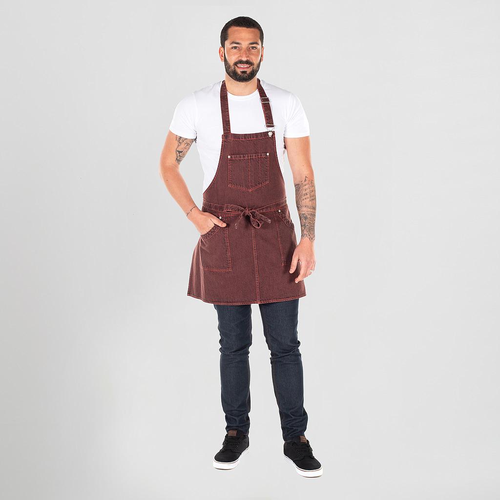 APRON WITH BIB JUHA 68X77 CM WASHED – Uniformes Garys